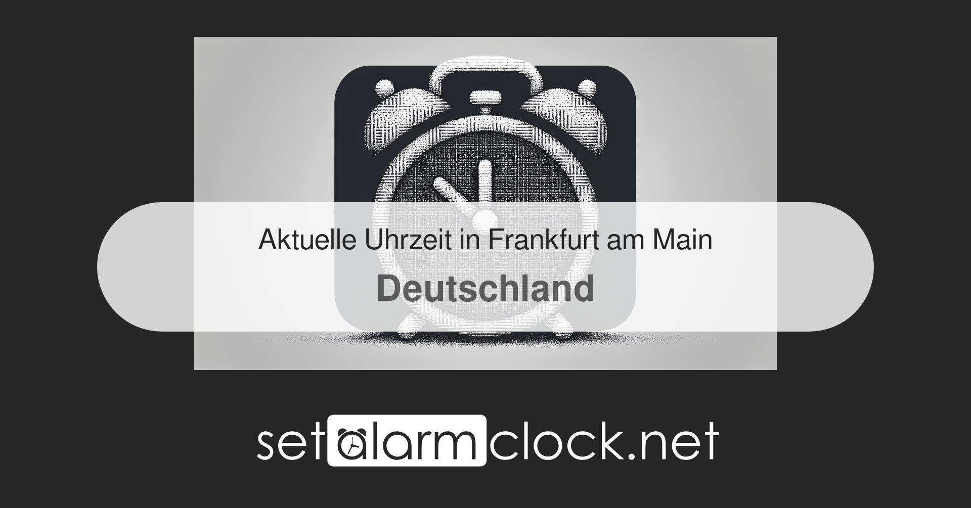 Aktuelle Uhrzeit in Frankfurt am Main, Deutschland – Weltuhr ...
